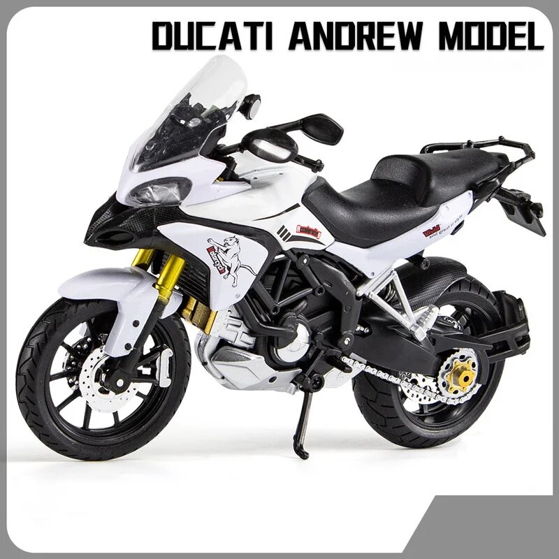 Маisto Ducati MTS Enduro модель мотоцикла 1/12 Белый, White no box