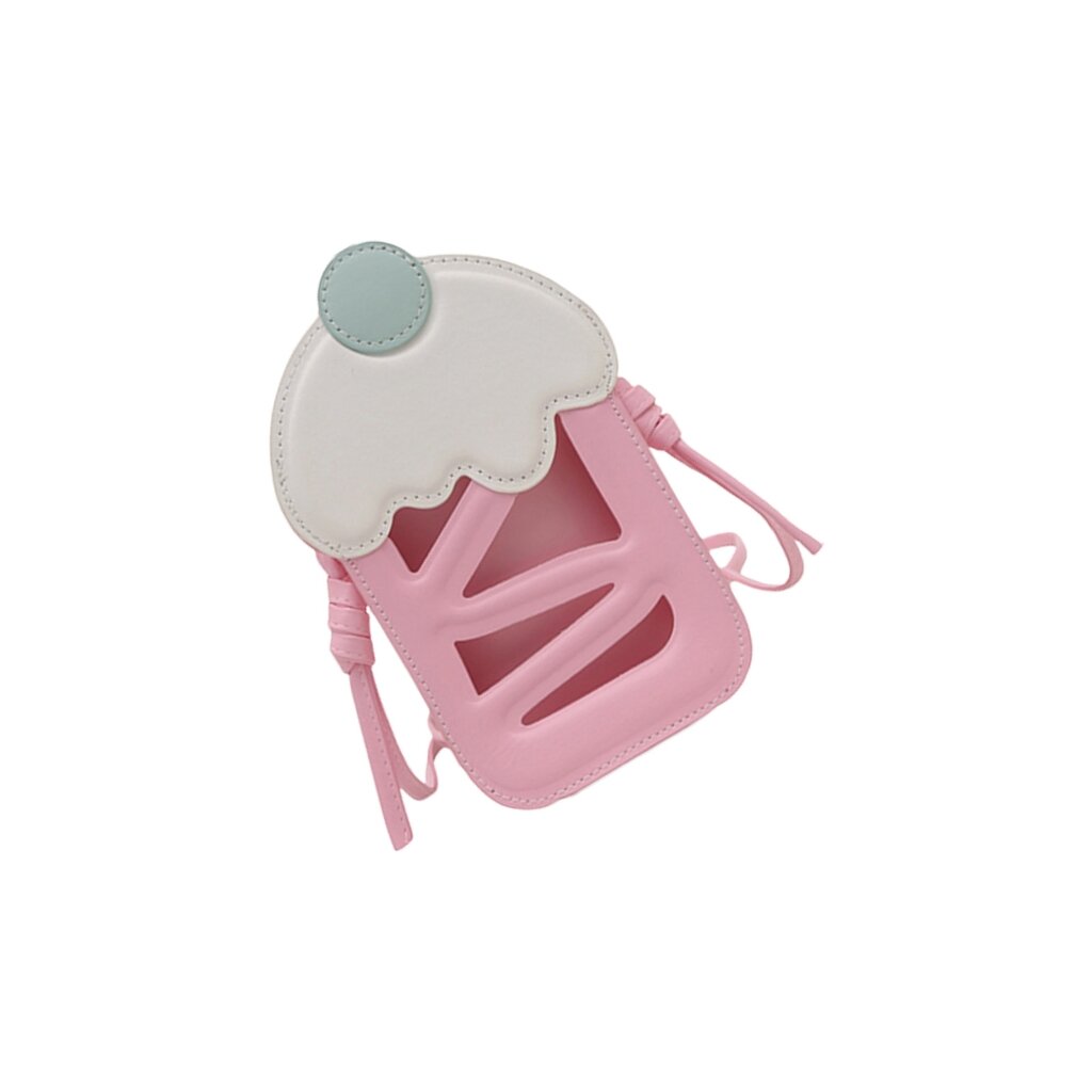 Милая сумка для мобильного телефона с вишневым тортом-мессенджер-розовый