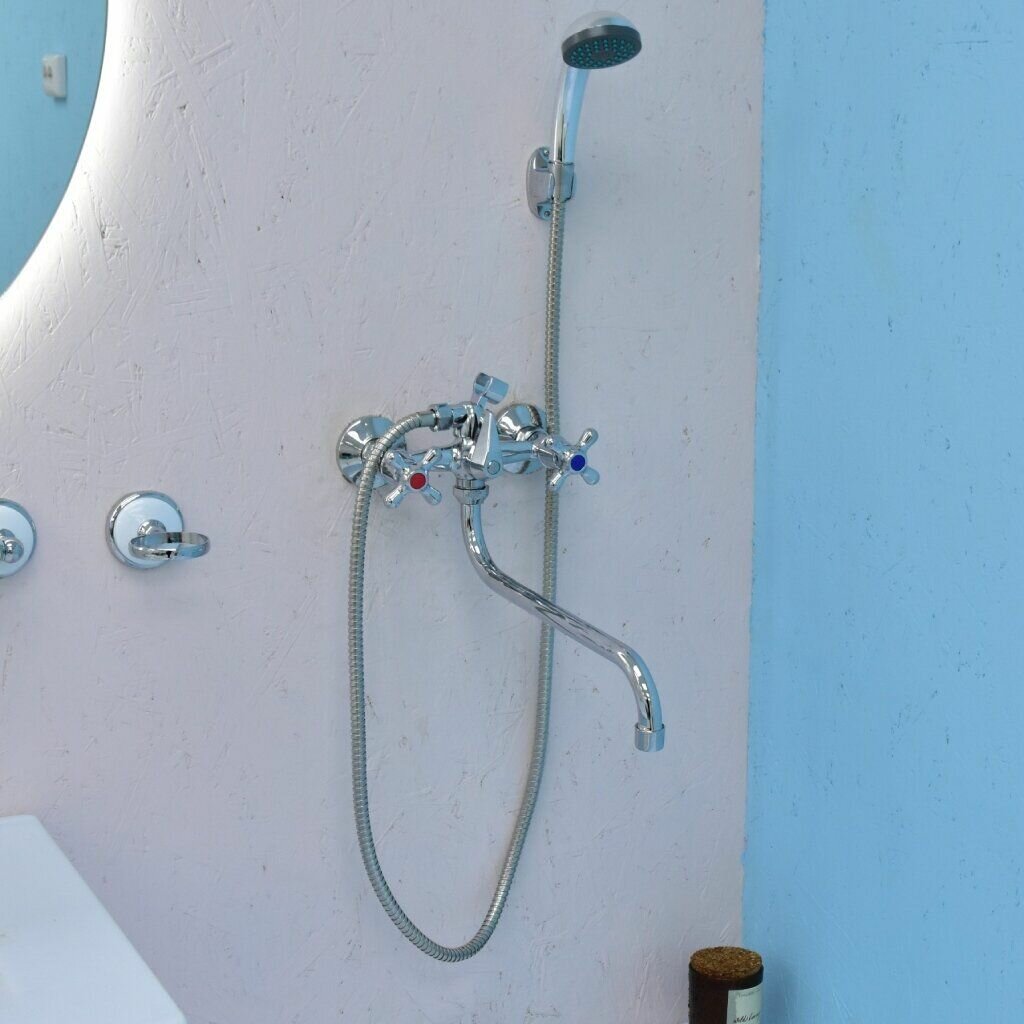 Смеситель для ванны Istok life с кран-буксой, цвет Хром, латунь