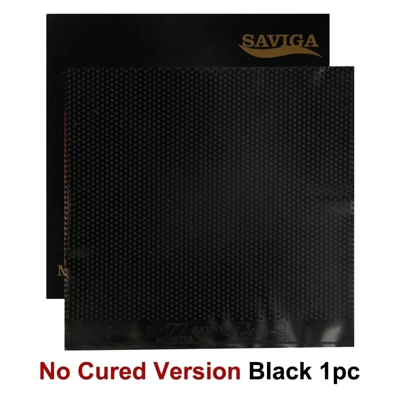 SAVIGA 77 Monster Черная резина для настольного тенниса, No Cured