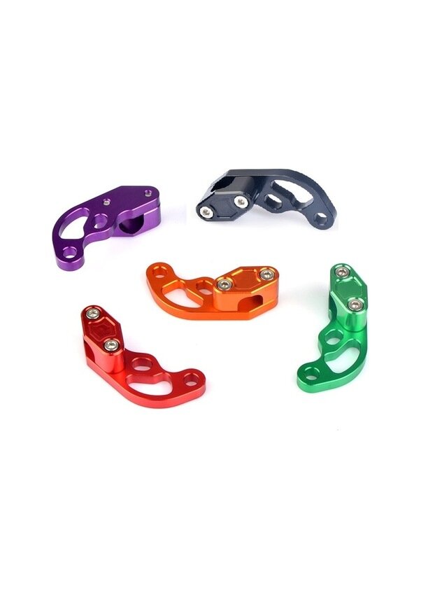 Универсальный хомут тормозного шланга, черный, 2 шт, аксессуары для модификации мотоцикла