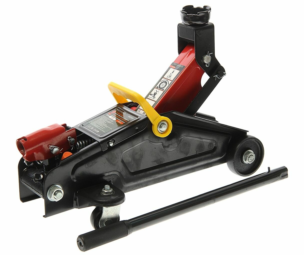 Домкрат автомобильный подкатной 2т 135-300мм, арт RFTA82008 ROCKFORCE