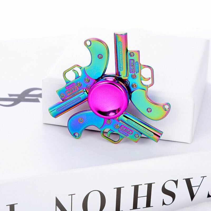 Кончик пальц Гироскоп, радуг цвет, Цинковый сплав