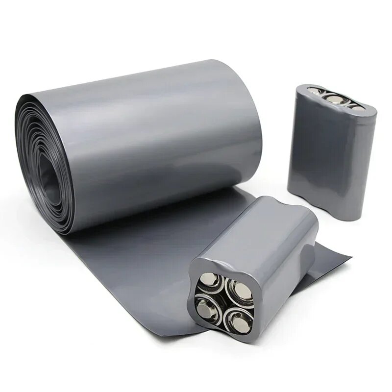 Термоусадочная трубка для аккумулятора 18650, Grey, 80mm