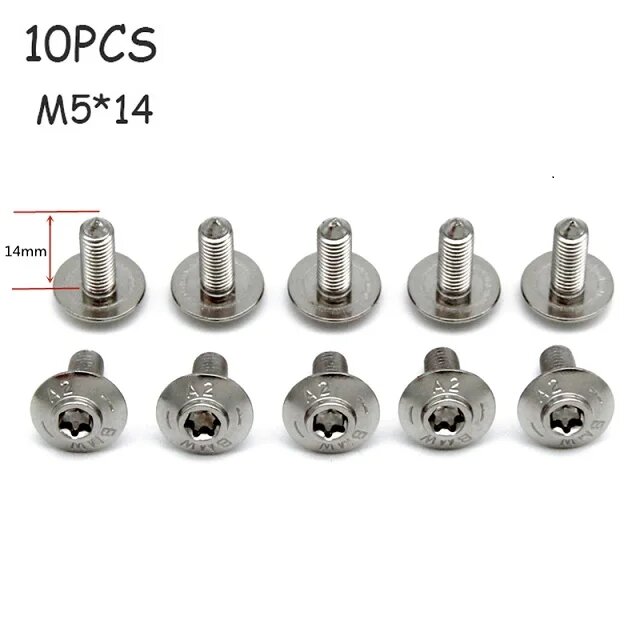 Для BMW R NineT S1000RR S1000XR S1000R F900XR R1200GS R1200RT F850GS F750GS K1600B 10pcs M5-14