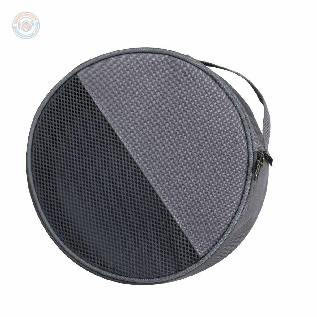 Сумка для хранения походной посуды, холщовый органайзер для тарелок и столовых приборов, водонепроницаемая круглая сумка для кемпинга и пикника