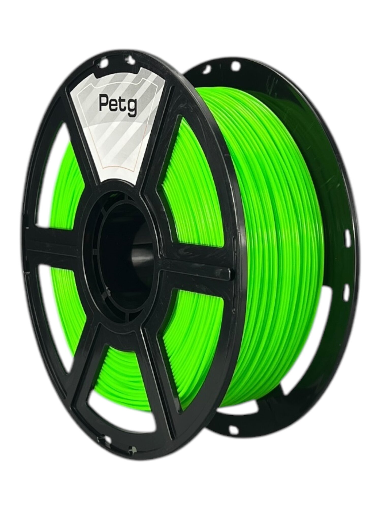 Пластик для 3D печати "НИТ", Petg салатный флуоресцентный (0033) 1 кг.