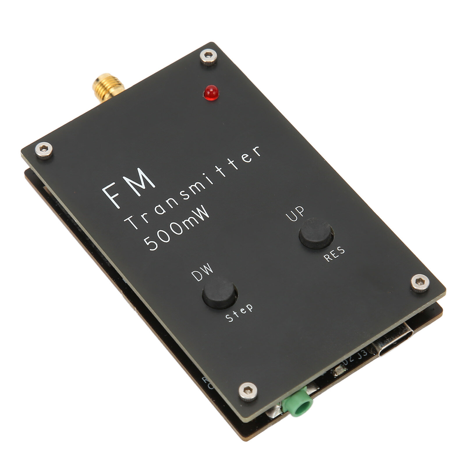 FM-стереопередатчик 2000 м, 500 мВт, радиоуправляемый FMND, 88 108 МГц, портативный FM-передатчик из алюминиевого сплава