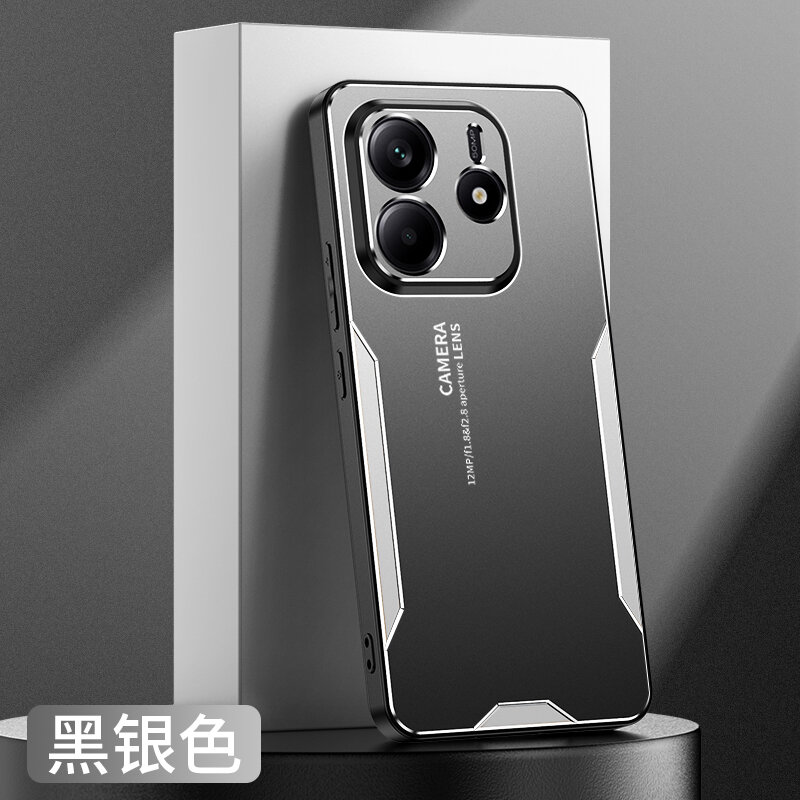 Чехол для Redmi Note 14 4G / Редми Ноут 14 4g, матовая поверхность,360° Полная защита, чехол-кардиомонитор, поликарбонат (PC), защита камеры, ударопрочный, усиленные углы, soft touch, держатель поп-сокет