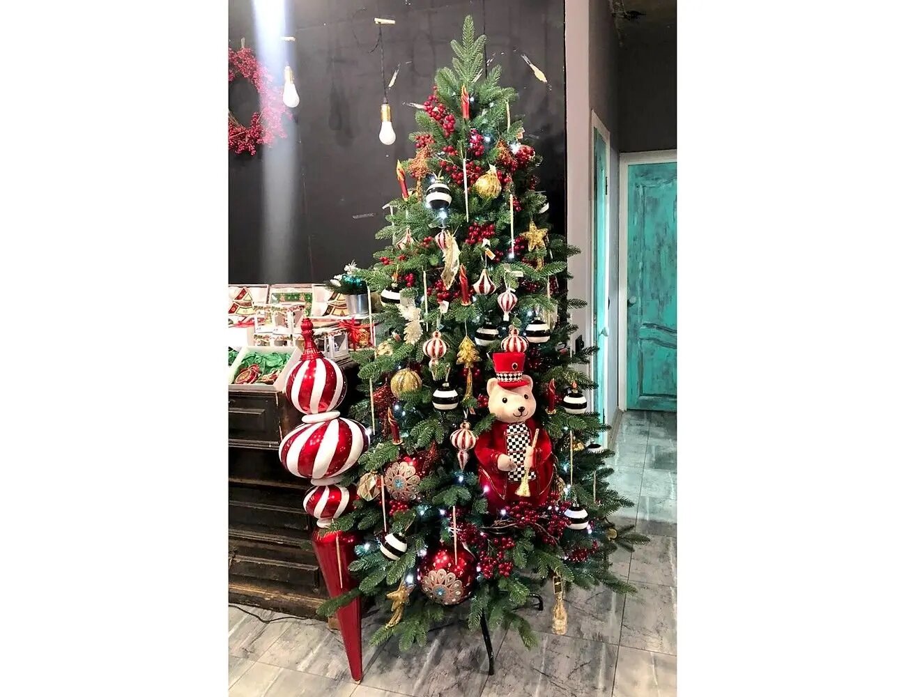Искусственная елка Самарская, зелёная, хвоя литая 100%, 180 см, Max CHRISTMAS