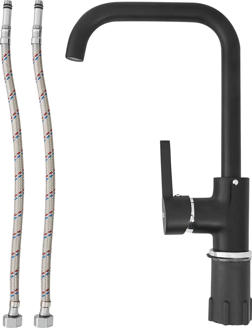 Смеситель для кухни Esko K37 32.5 см цвет чёрный