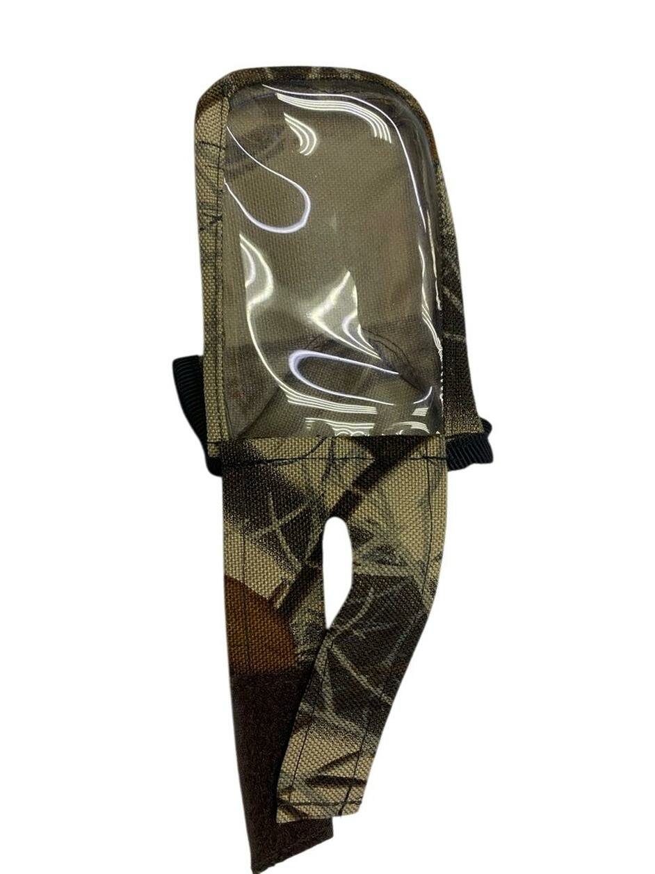 Чехол на блок управления XP DEUS, фиксация на штанге, косичкой, клён/коричневый