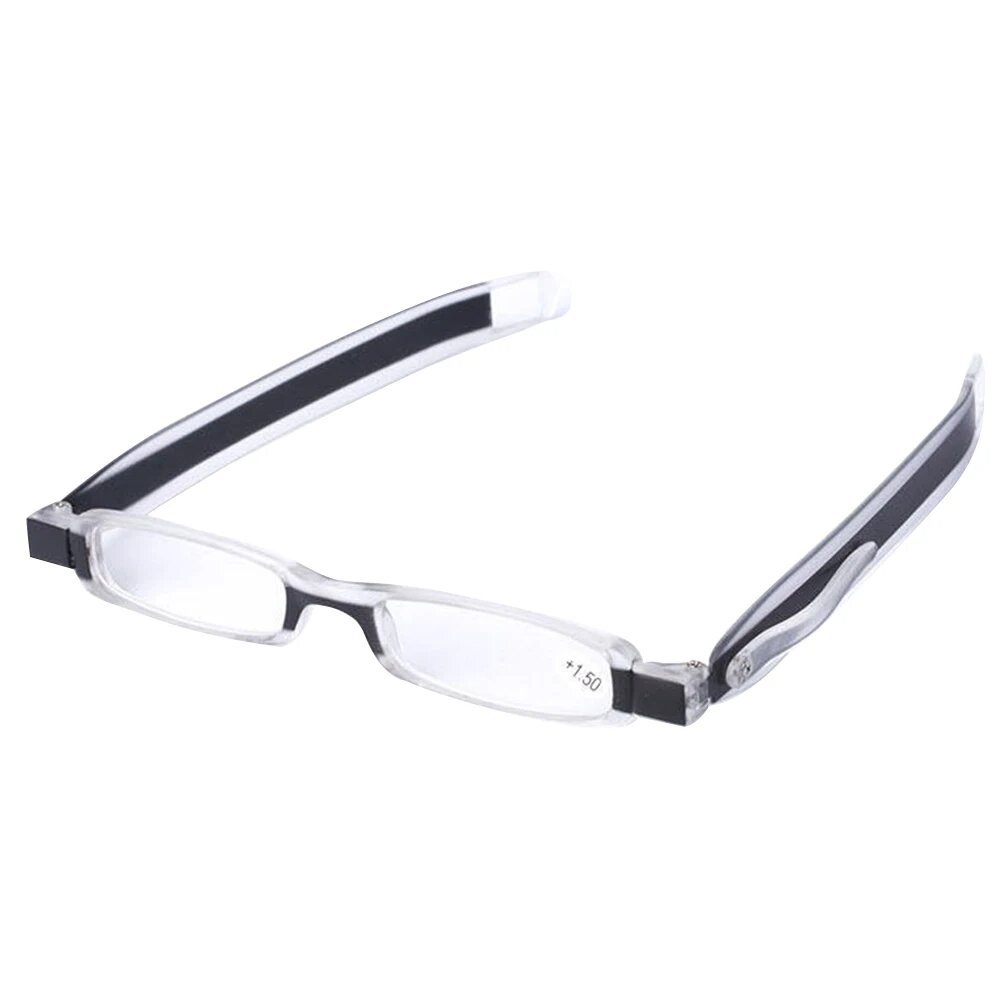 Складные очки для чтения BLUELANS +1.0 +1.5 +2.0 +2.5 +3.0 +3.5 +4 черный, Белый, +100