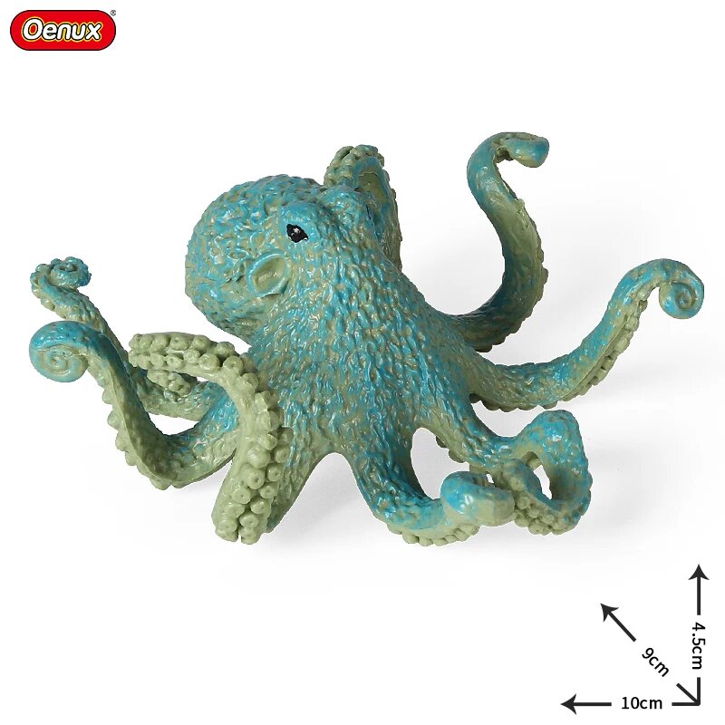 Фигурки Oenux Sealife Моллюски Бирюзовый, Animals Model