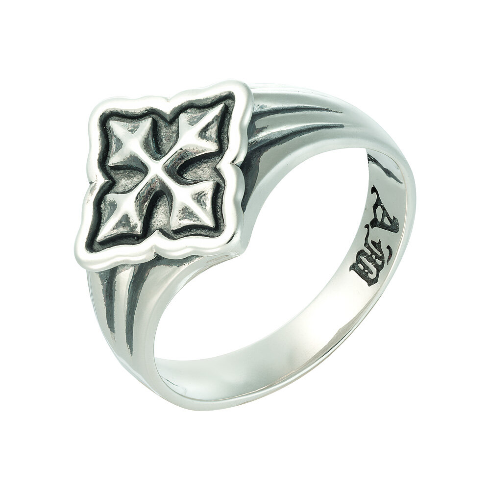 Кольцо, серебро, 925 проба