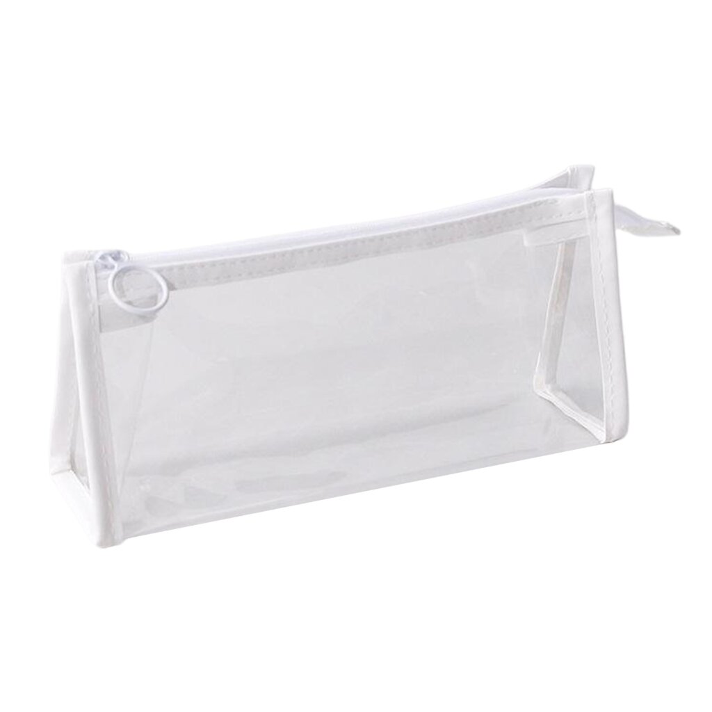 Сумка для Карандашей Большой Емкости Эстетический Пенал Прозрачный Чехол Для Карандашей Чехол Для Ручек Сумка Для Ручек Косметичка Школьные Канцелярские Принадлежности