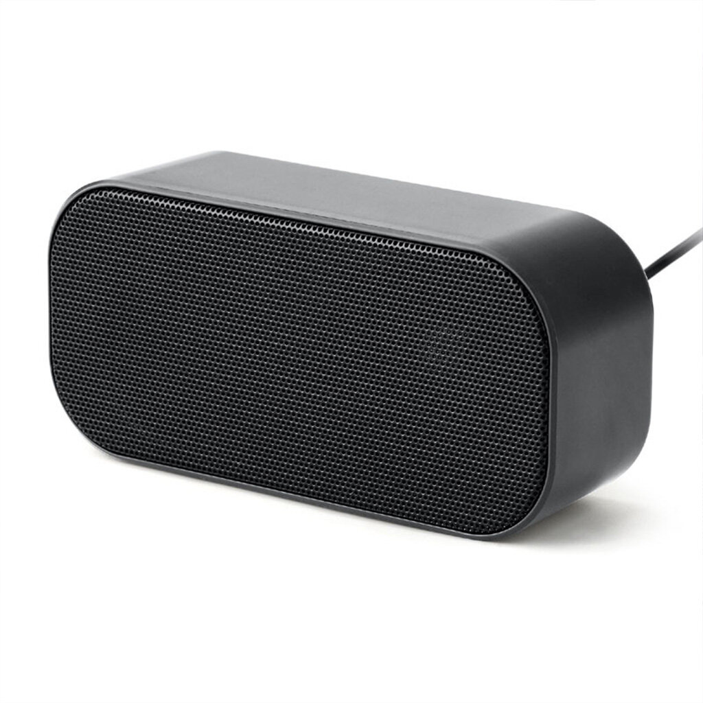 USB-Динамик Для Компьютера, Динамик для Ноутбука со Стереозвуком и Усиленными Басами, Портативная Мини-Звуковая Панель для Настольных ПК с Windows