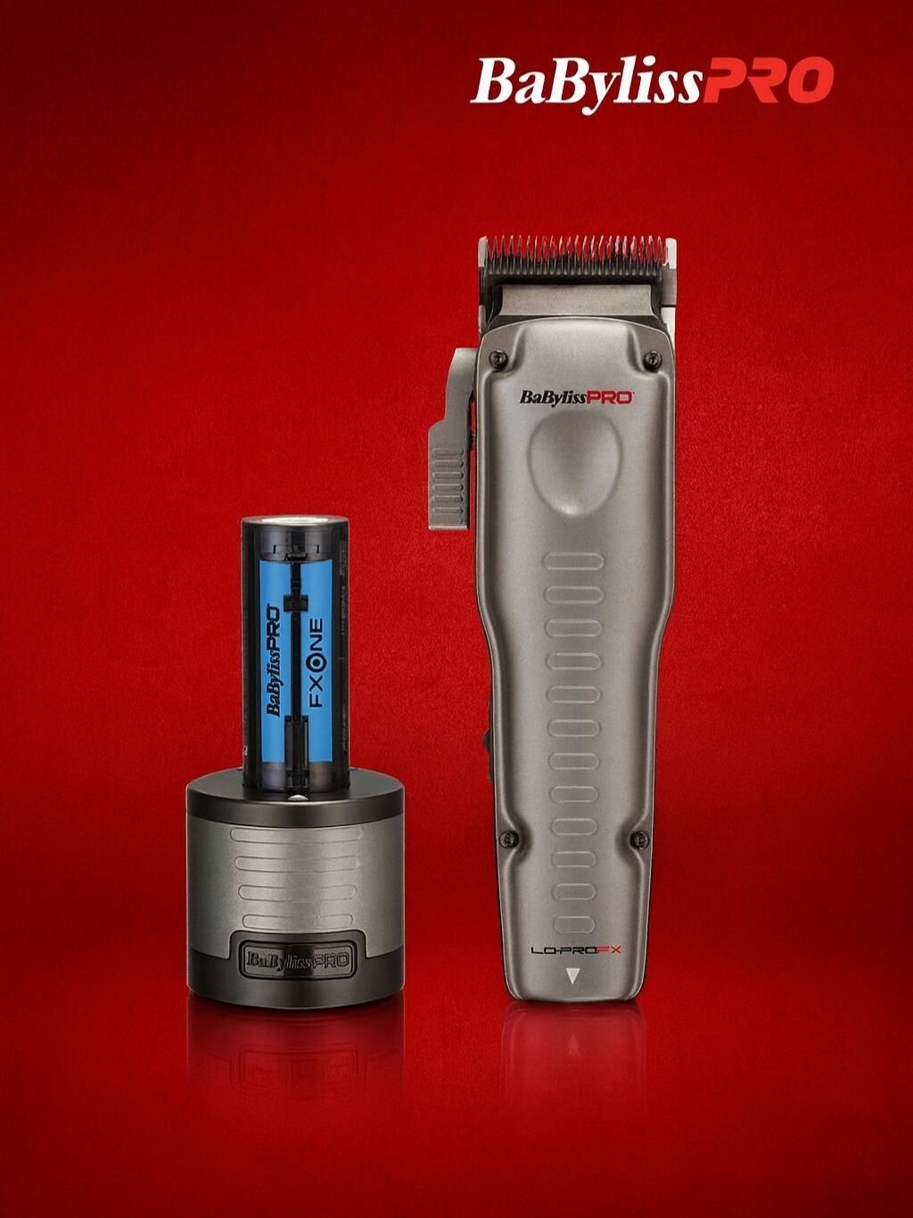 Машинка для стрижки волос профессиональная беспроводная BaByliss PRO FX829E, серый