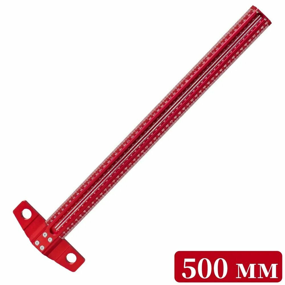 KNOW EASY-FNICEL Линейка/угольник 500мм х 150мм, Алюминий