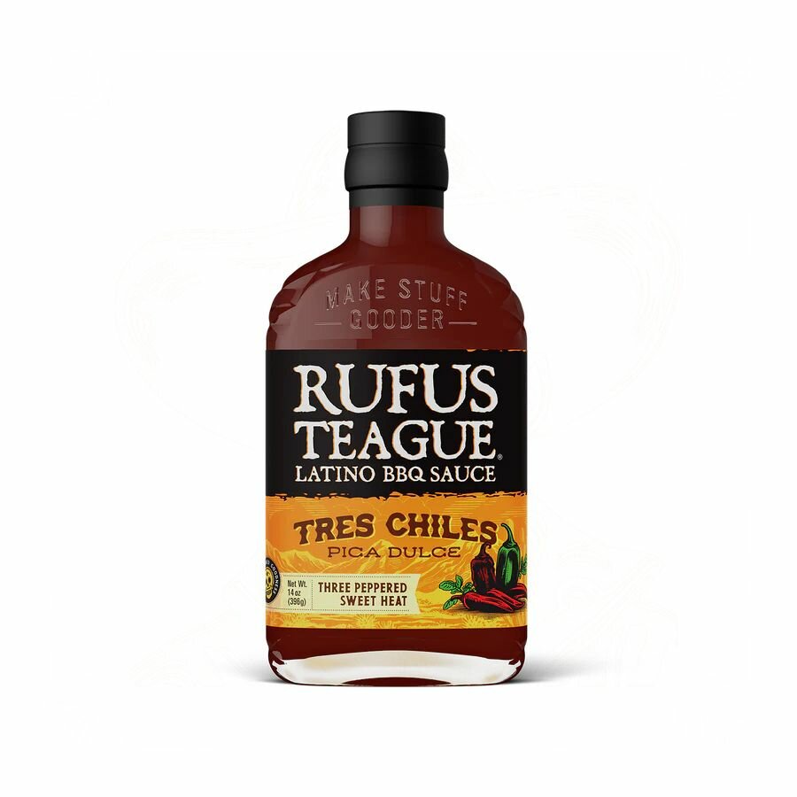Соус томатный Rufus Teague "LATINO BBQ SAUSE TRES CHILES PICA DULCE" (Три перца со сладкой остротой)