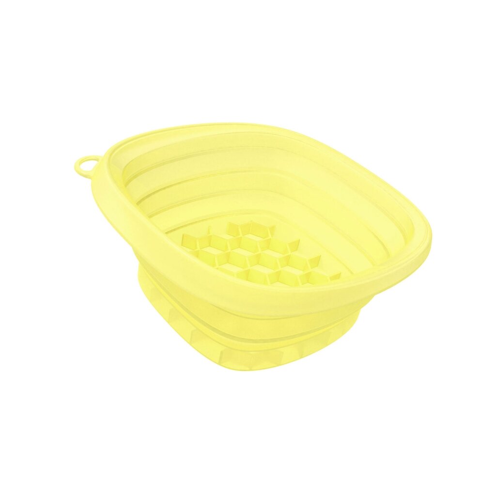 Складная раковина для умывания со льдом для ухода за лицом-прозрачный желтый