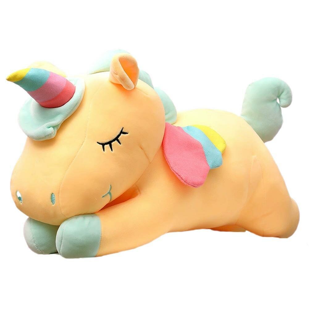 Мягкая игрушка единорог 30 см подушка обнимается антистрессовый подарок