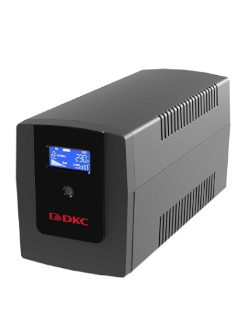 Интерактивный ИБП DKC INFO LCD1200, линейно-интерактивный тип, 1200 VA/720 W, 4 разъема IEC C13