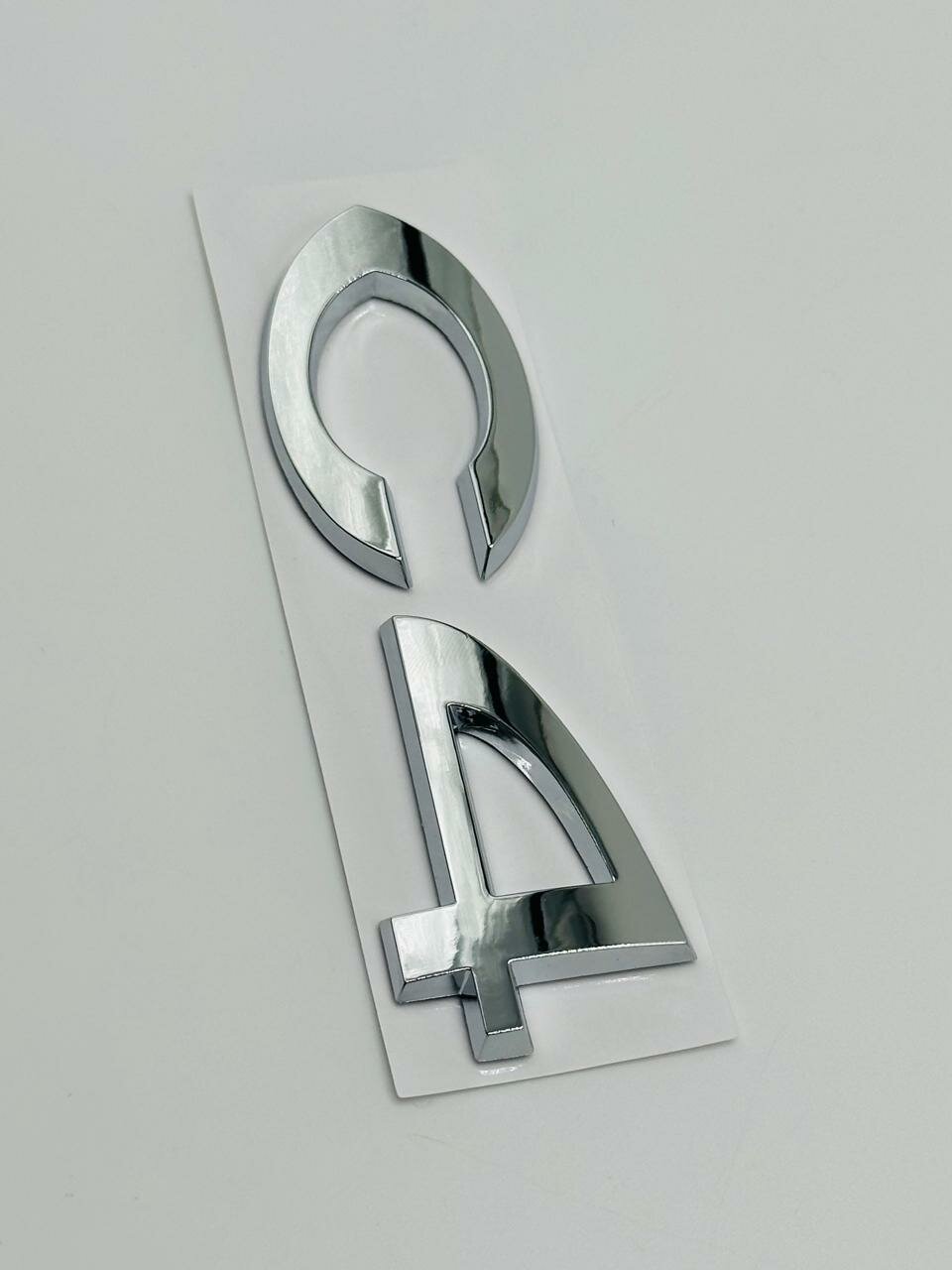 Шильдик Наклейка Citroen C4 Хром