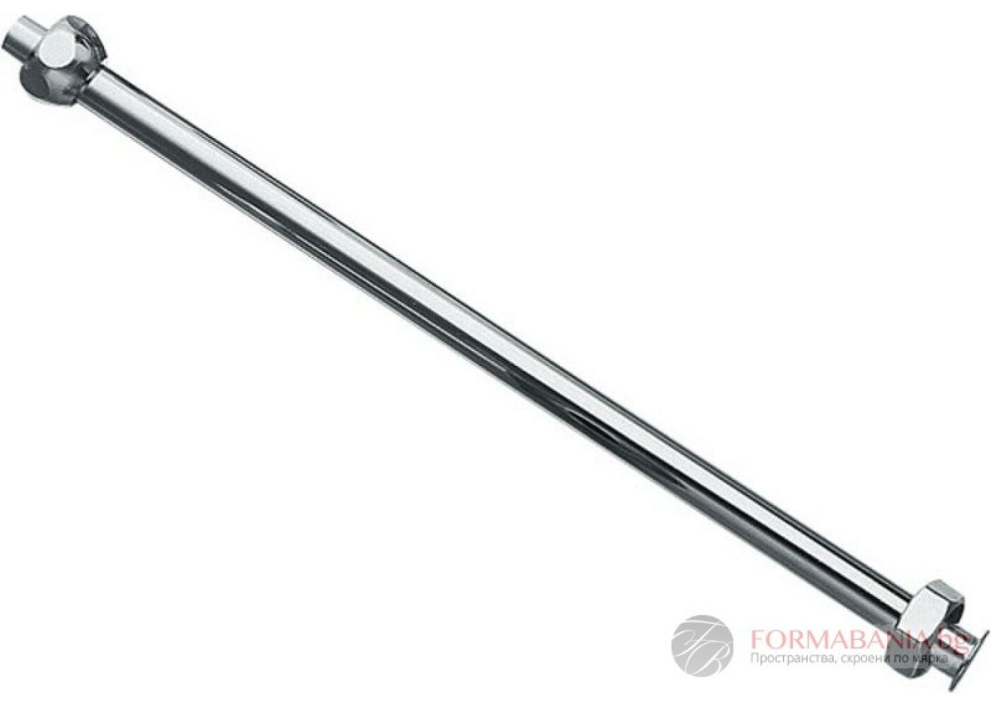 Трубка подвода воды Aqualine AT92151, для писсуаров, 1/2', 12х300 мм