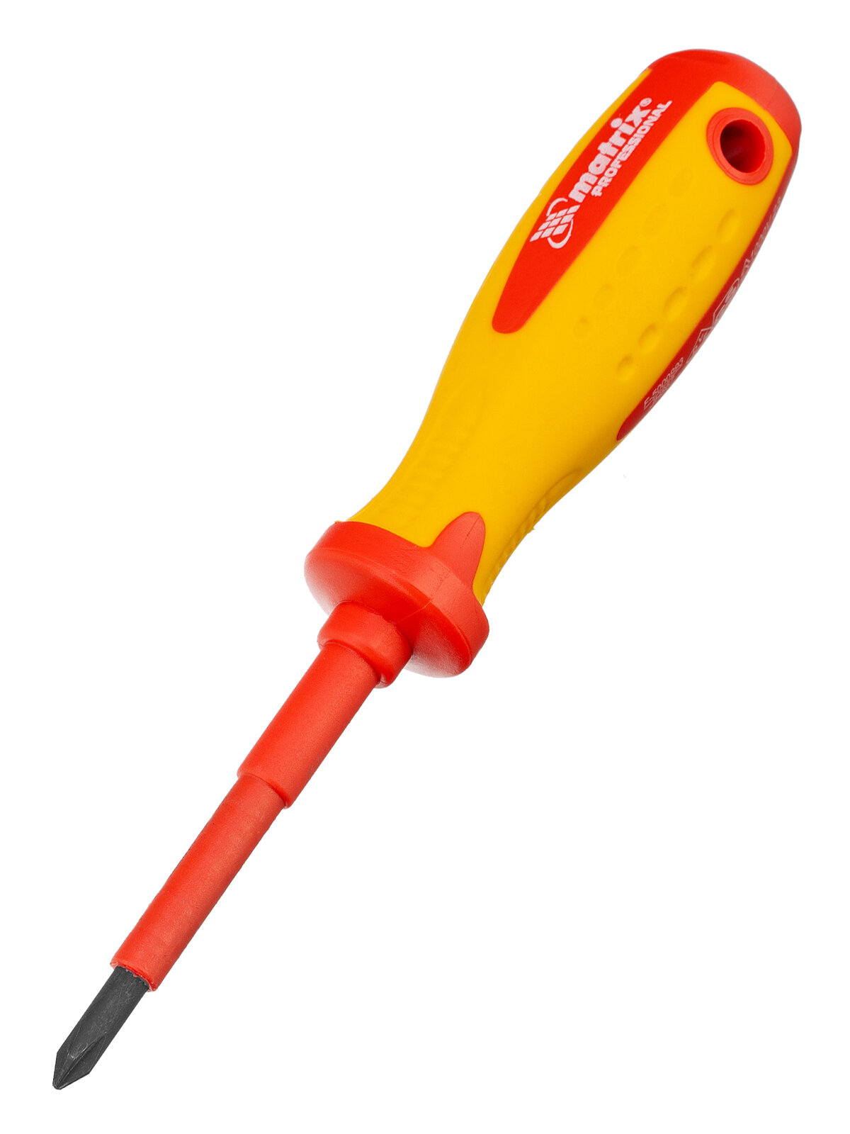 Отвертка Matrix Insulated PH1 x 75 мм, CrMo, до 1000 В, двухкомп. рукоятка 12926