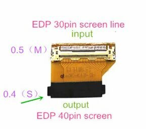 Кабель-переходник Phineli EDP HQ S40 30 pin to 40 pin EDP 30pin to 40pin