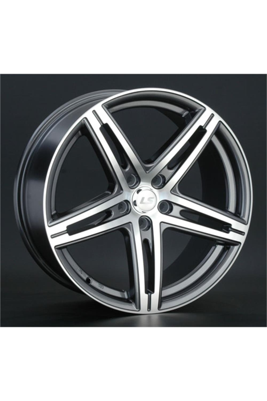 Диск колесный LS Wheels 288 8,0x18 5x114,3 Dia73.1 ET40 цвет GMF (темно-серый, полировка)