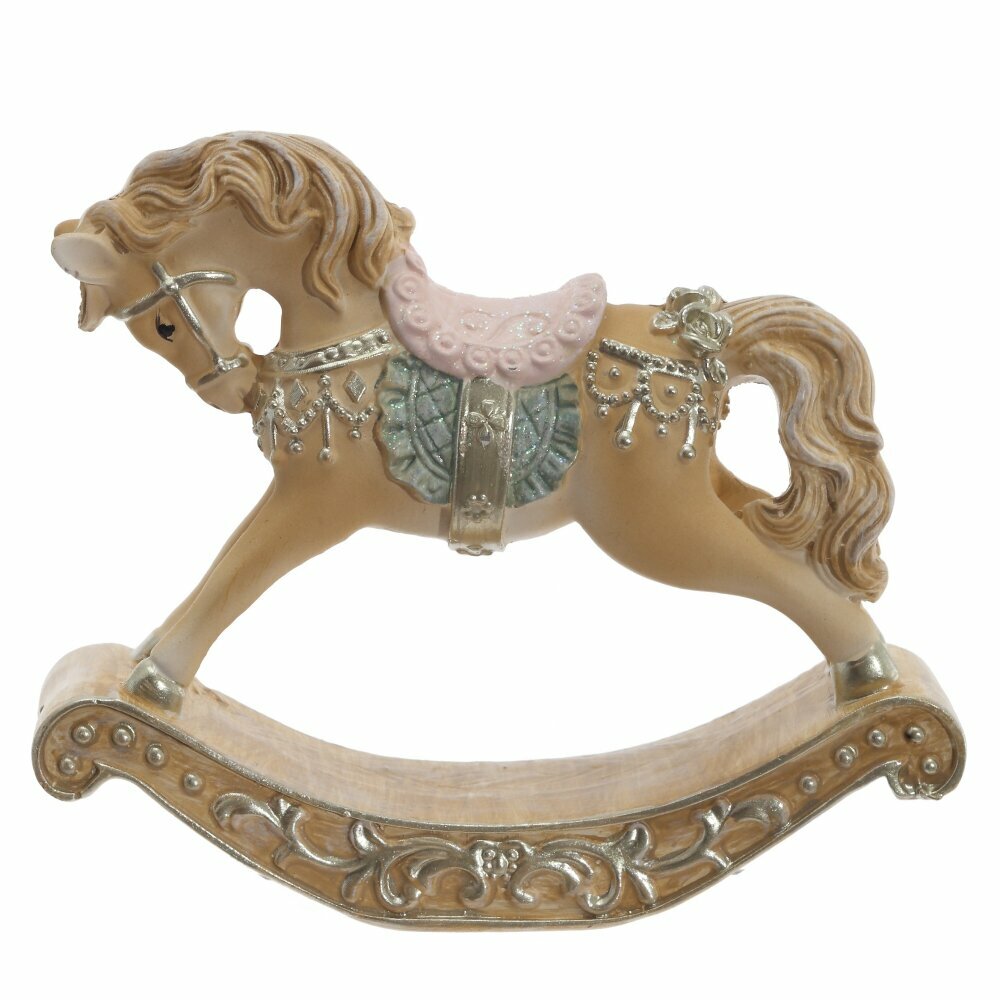 Фигурка декоративная "Лошадка-качалка", L11 W2,5 H10 см