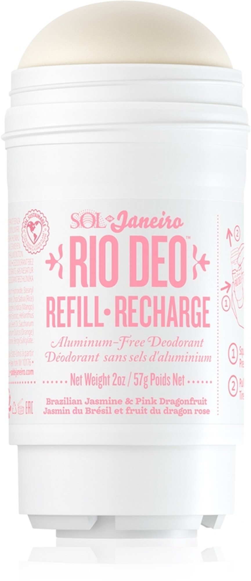 Sol de Janeiro Rio Deo 68 дезодорант-карандаш (рефил) без добавления солей алюминия, 57г