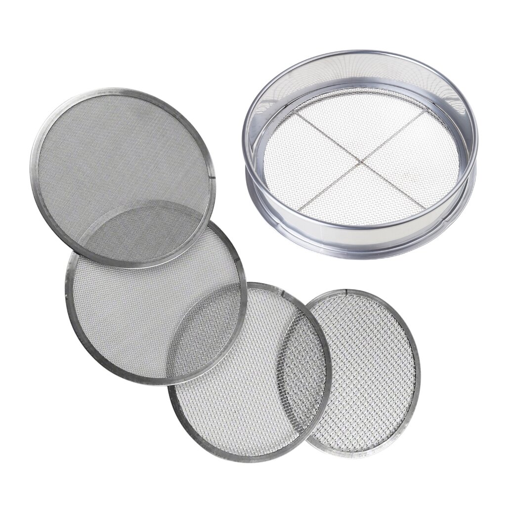 Эффективный набор сит для садоводства из нержавеющей стали со сменными сетками