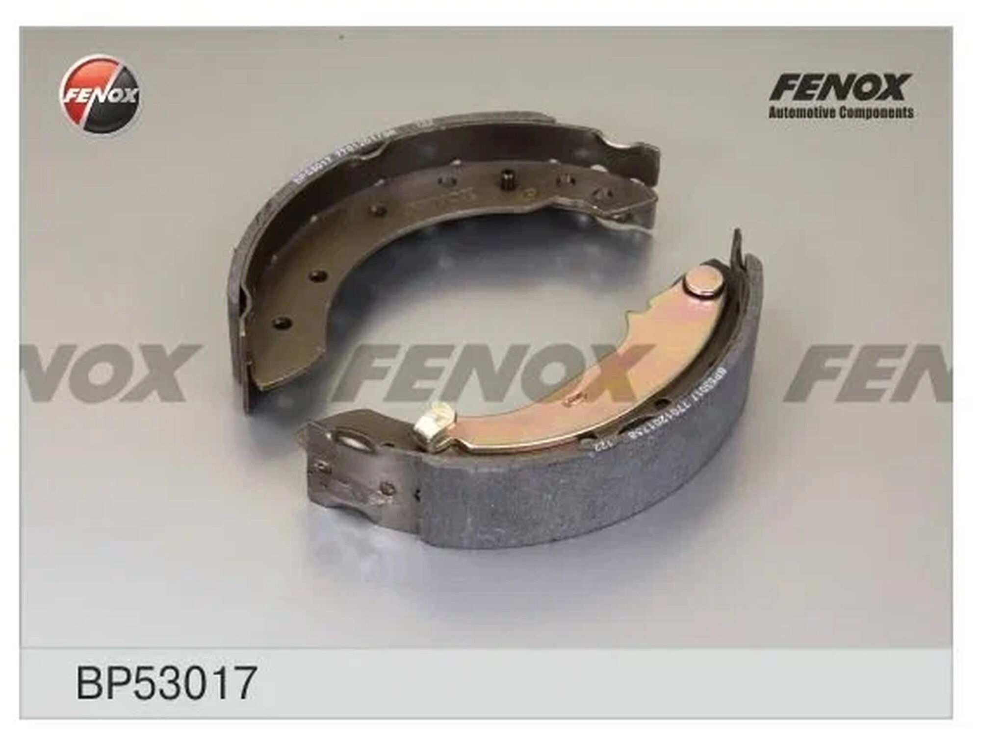 Тормозные колодки задние FENOX BP53017 для а/м Renault Logan, Sandero с тормозной системой Lucas TRW, 203x38 мм.