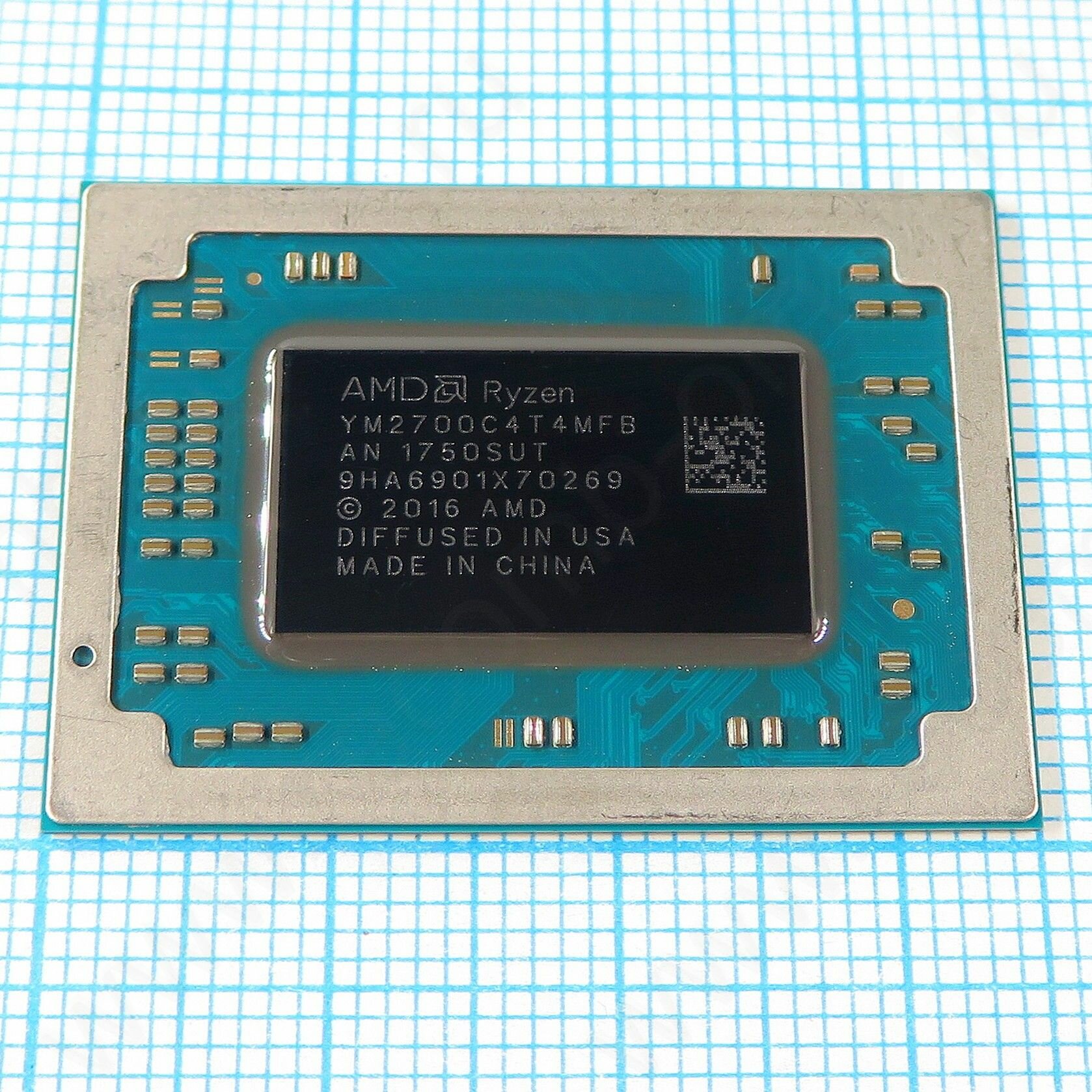 YM2700C4T4MFB AMD Ryzen 7 Mobile 2700U BGA1140 (FP5) - процессор для ноутбука.
