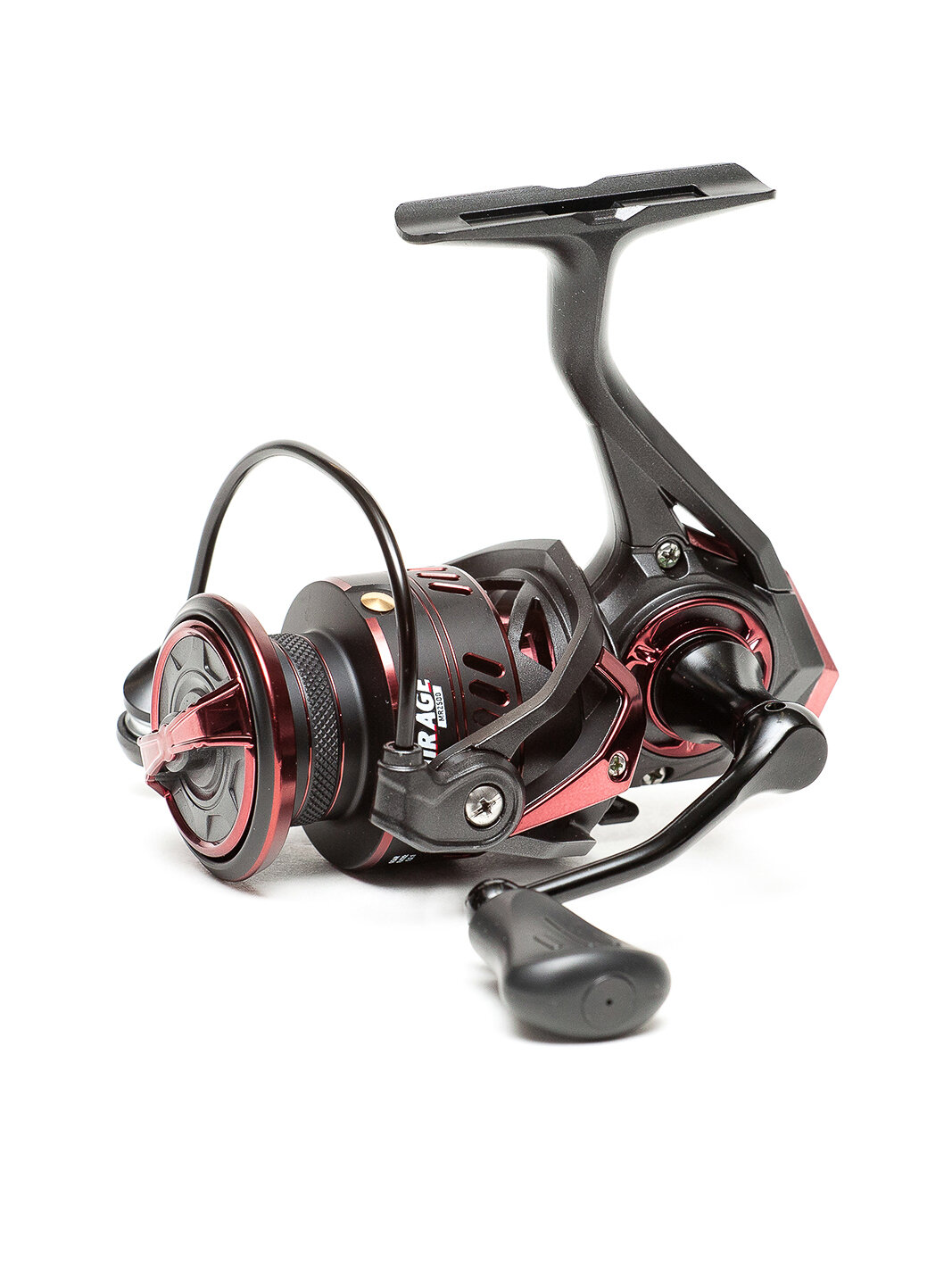 Катушка безынерционная Stinger Mirage MR2000, цвет черно-красный