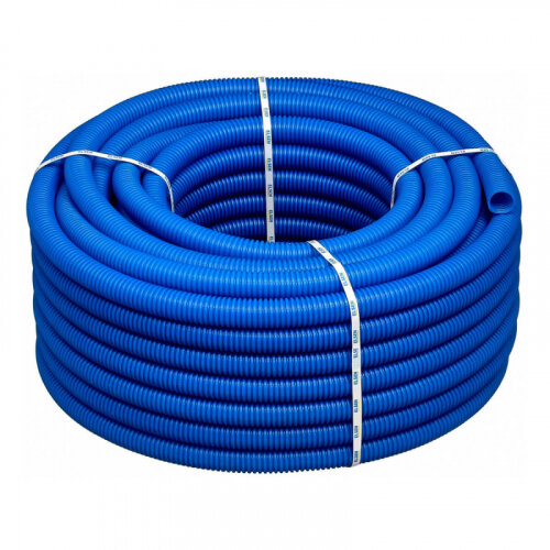 Труба гофрированная Elsen FlexLight, для d-32, наружный d-40, синяя, бухта 30 м