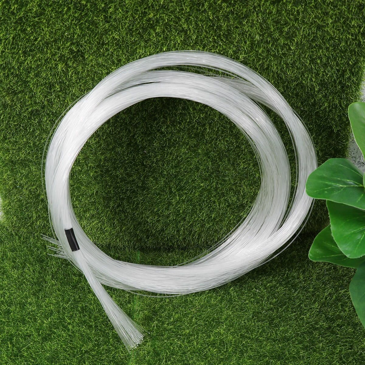 Инновационные световоды для декора помещений, прозрачные волокна, размер 0.75 мм, комплект 100 штук, 2 метра