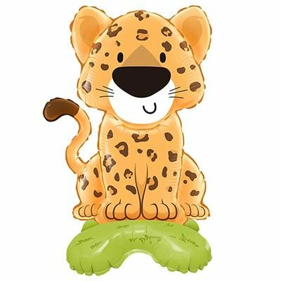 Воздушный шар весёлая затея "Фигура Air", Леопард, оранжевый, 24 дюйма