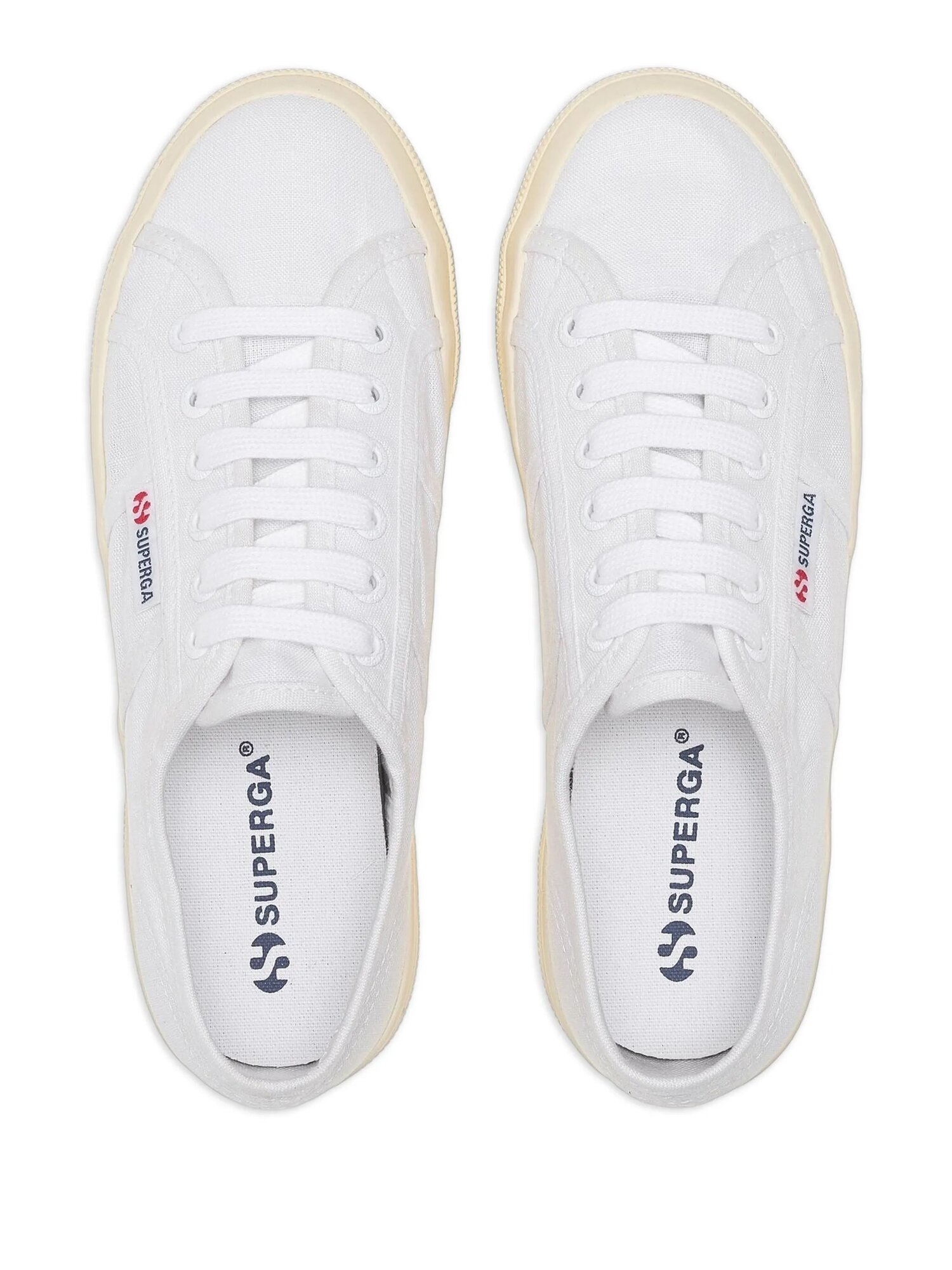 Кроссовки Superga All Star, размер 37, бежевый/белый — фото 1