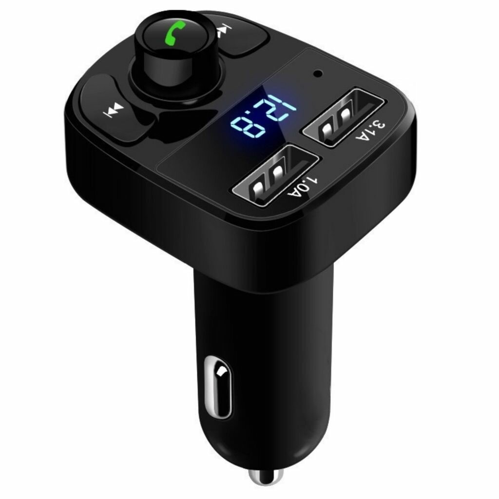 Автомобильное зарядное устройство для громкой связи, беспроводной Bluetooth-совместимый передатчик, радиоприемник, Mp3-адаптер слуховой музыки