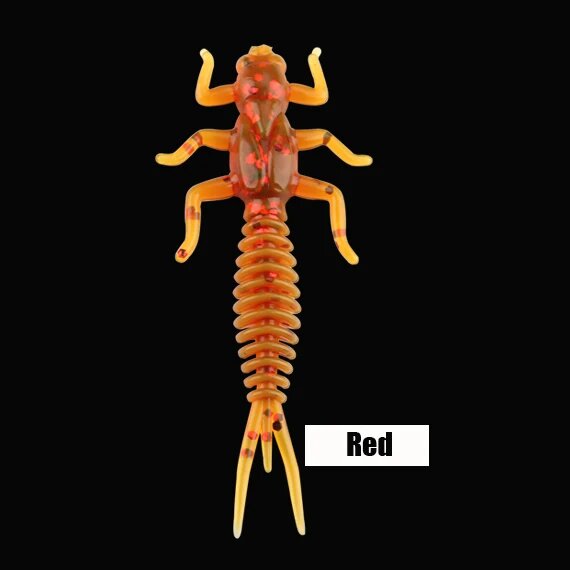 Спинполер, мягкая рыболовная приманка, искусственная приманка с насекомыми Isca, искусственная приманка, силиконовая приманка для червей, 6 см, 1,4 г, 10 шт./упак. De Pesca