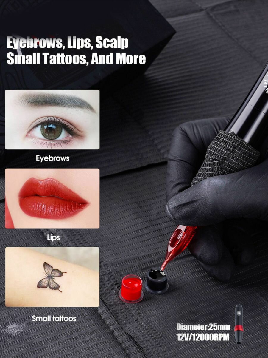 Тату машинка для перманентного макияжа DragonHawk WQ385-2