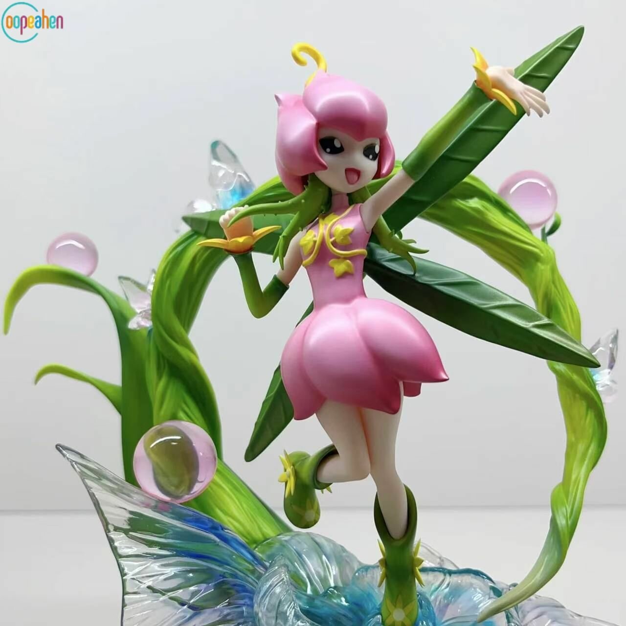 Дигимон: Фигурка Лилимон (и Танемон), аниме статуэтка (GK модель)-19cm