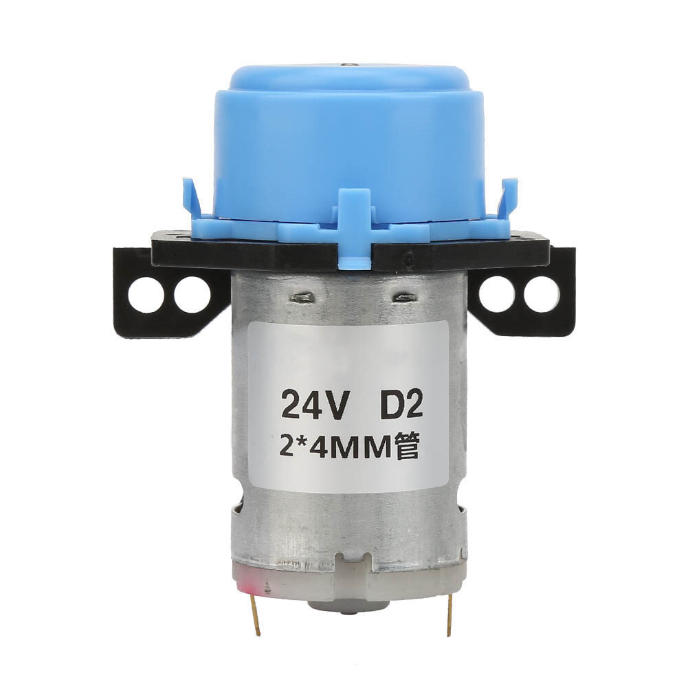 DC24V Микроотер -жидкость Перистальтический насос для аквариумной лабораторной аналитики 2*4 мм (синий)
