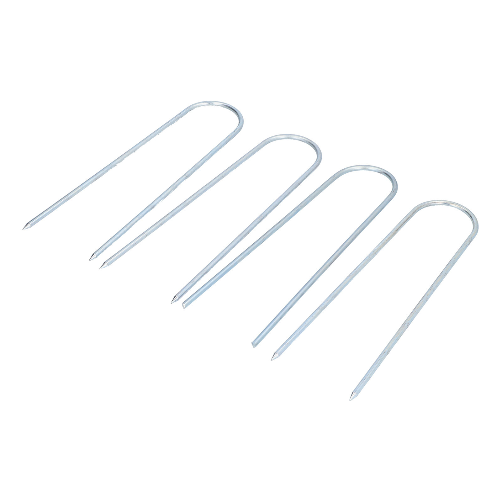 4pcs u -образные гвоздь гвозди гвозди земли из основных основных садовых колышек из нержавеющей стали.