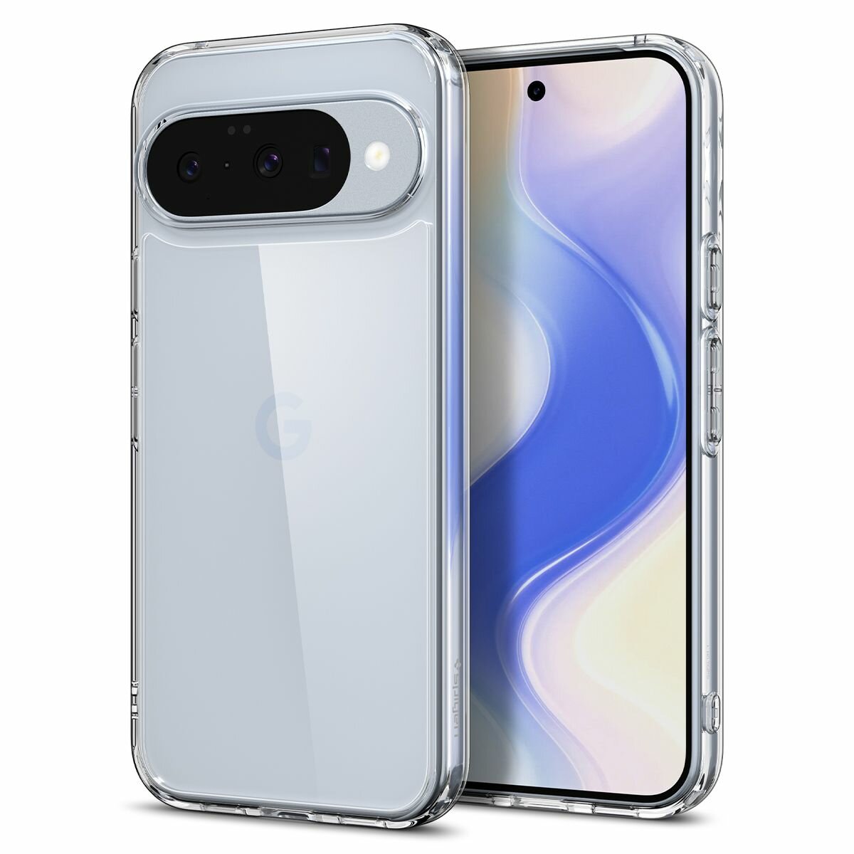 Чехол Spigen на Pixel 10 Pro / 10 (ACS09715) Ultra Hybrid / Спиген Чехол для Пиксель 10 Прозрачный