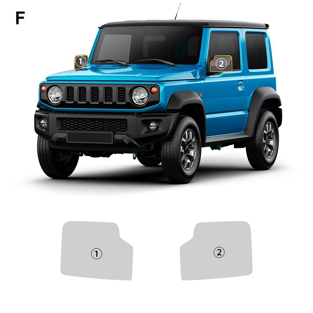 Защитная пленка для фар Suzuki Jimny JB64 Sierra JB74W 2019-2026, clear rearview film